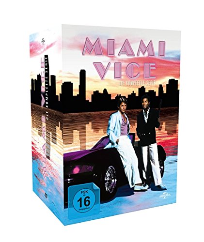 Miami Vice - Complete Series - 30-DVD Box Set ( Miami Vice - Series 1-5 (112 Episodes) ) [ NON-USA FORMAT, PAL, Reg.2 Import - Germany ]