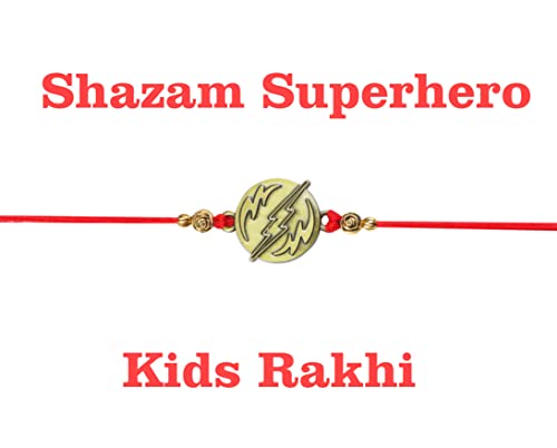 CHERKRAFT Rakhi for Small Brother Cartoon/Superhero Rakhi for Small Bhai Bro Rakhi Thread - CK069 (Design 3)