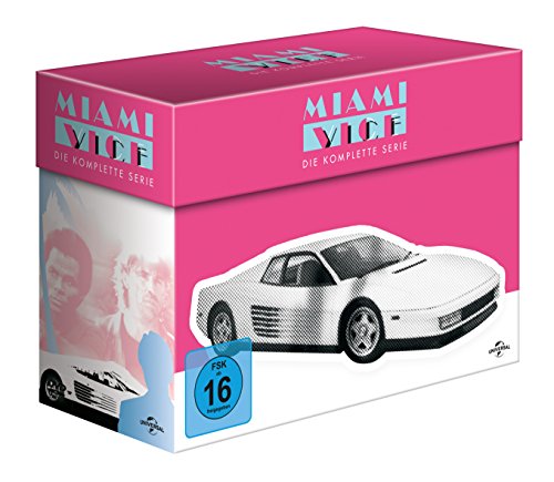 Miami Vice - Complete Series - 30-DVD Box Set ( Miami Vice - Series 1-5 (112 Episodes) ) [ NON-USA FORMAT, PAL, Reg.2 Import - Germany ]