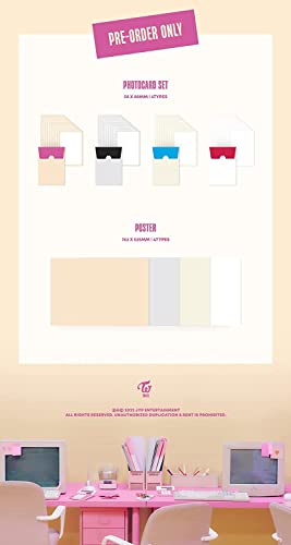 DREAMUS TWICE BETWEEN 1&2 11th Mini Album CD+Poster+Folding Poster On Pack+Photobook+Polaroid+Postcard+Sticker+Photocard+Heart Glass+Tracking Sealed (Cryptography Version)