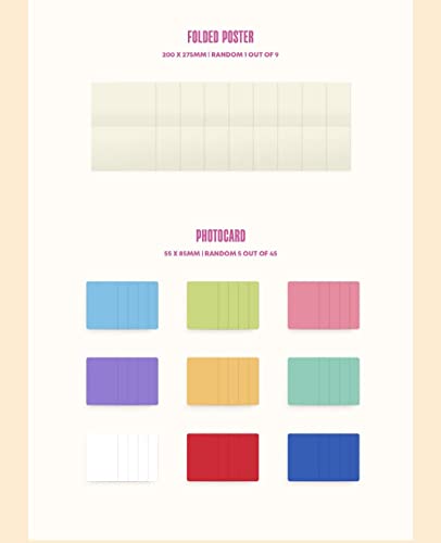 DREAMUS TWICE BETWEEN 1&2 11th Mini Album CD+Poster+Folding Poster On Pack+Photobook+Polaroid+Postcard+Sticker+Photocard+Heart Glass+Tracking Sealed (Cryptography Version)