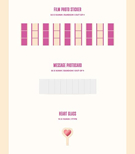 DREAMUS TWICE BETWEEN 1&2 11th Mini Album CD+Poster+Folding Poster On Pack+Photobook+Polaroid+Postcard+Sticker+Photocard+Heart Glass+Tracking Sealed (Cryptography Version)