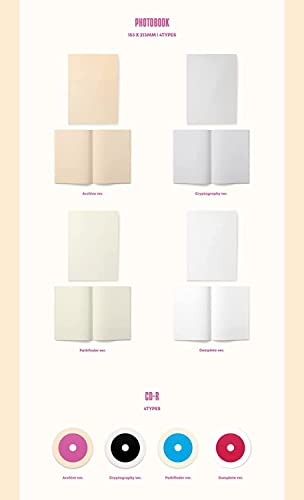 DREAMUS TWICE BETWEEN 1&2 11th Mini Album CD+Poster+Folding Poster On Pack+Photobook+Polaroid+Postcard+Sticker+Photocard+Heart Glass+Tracking Sealed (Cryptography Version)