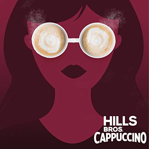 Hills Bros. Instant Cappuccino Mix, Sugar Free Double Mocha (12 Oz, Pack of 1) – Convenient and Versatile, Instant Hot or Iced Coffee, Frothy & Rich Chocolate Flavor - Just Add Water