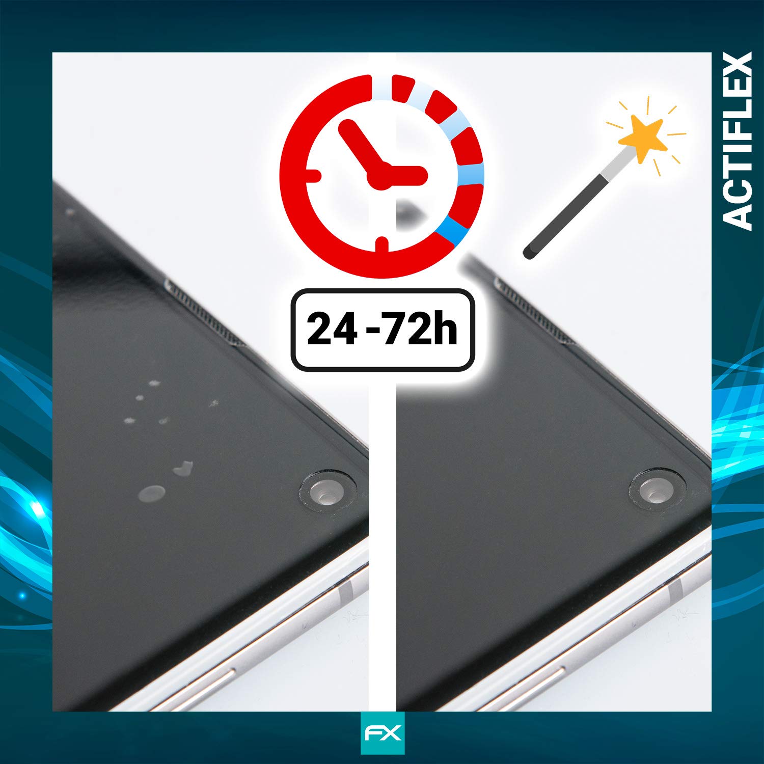 atFoliX Screen Protector compatible with Siemens Gigaset SL400 Protector Film, ultra clear and flexible FX Screen Protection Film (3X)