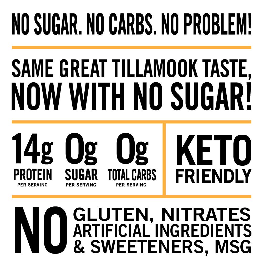 Tillamook Country Smoker Zero Sugar Keto Friendly Beef Jerky, Teriyaki, 2.2 Ounce