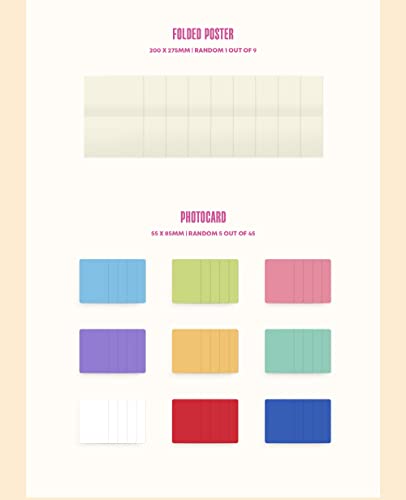 Dreamus TWICE - BETWEEN 1&2 11th Mini Album+Pre-Order Benefit+Folded Poster (Cryptography ver.), JYPK1452