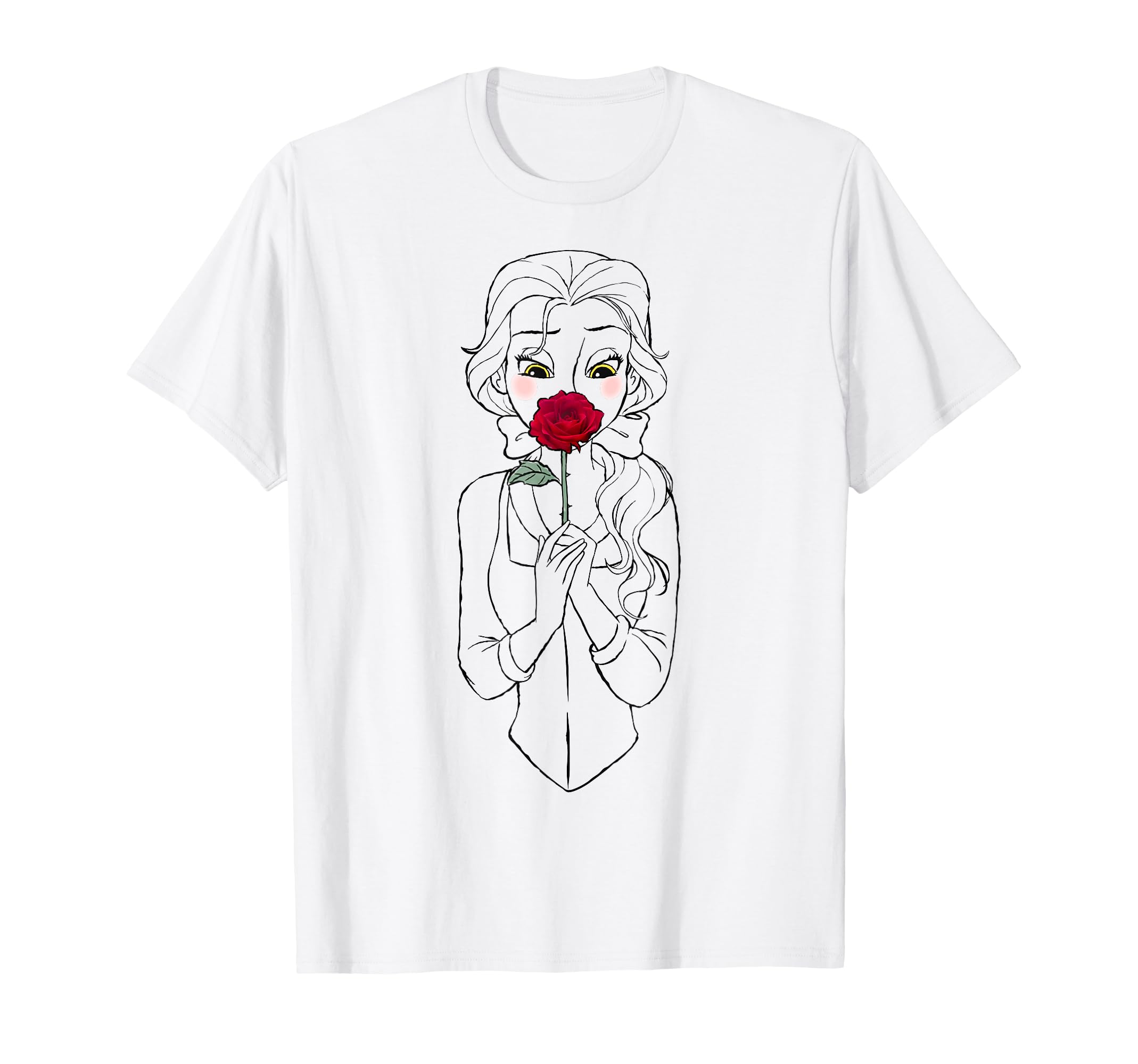 Disney Beauty and the Beast Belle And Rose T-Shirt