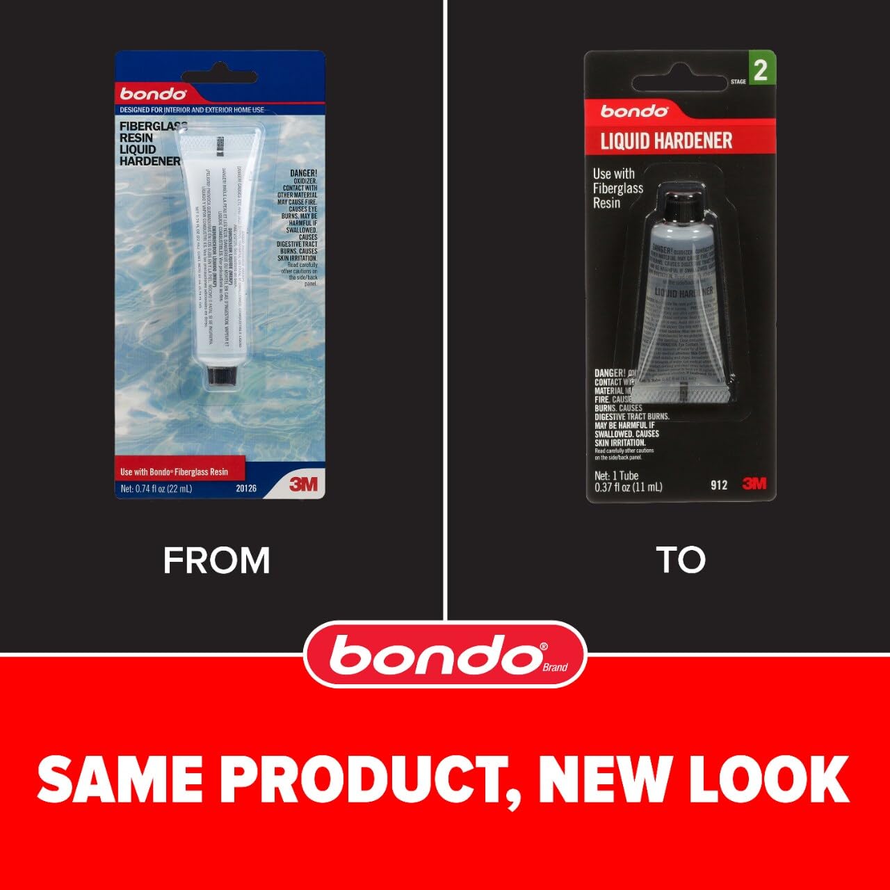 Bondo Liquid Hardener, 00912, .37 oz