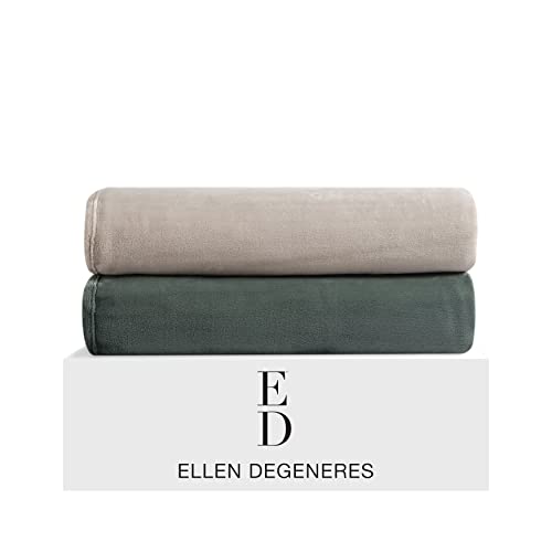 ED Ellen DeGeneres Throw Blanket Soft and Cozy Plush Bedding, Home Decor for All Seasons, 50 x 70, Beige