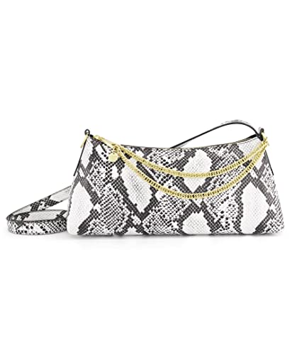 Zac Posen Posen Zip Top Shoulder Bag, Multi White Black