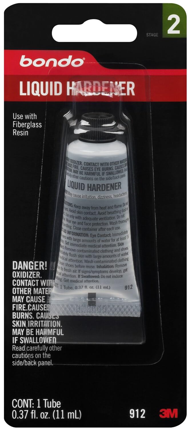 Bondo Liquid Hardener, 00912, .37 oz