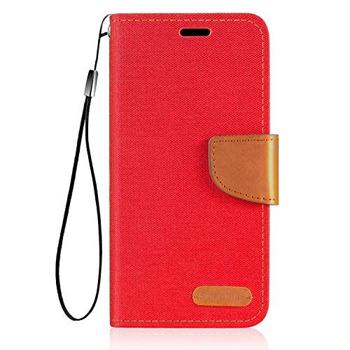 for Gigaset GS100 Case, Oxford Leather Wallet Case with Soft TPU Back Cover Magnet Flip Case for Gigaset GS100 (5.5β)