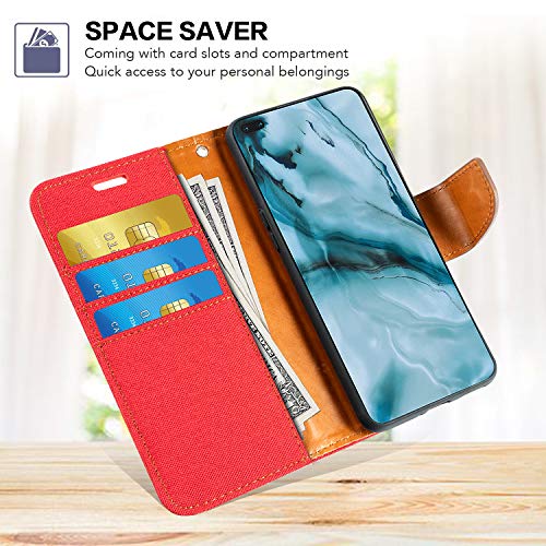 for Gigaset GS100 Case, Oxford Leather Wallet Case with Soft TPU Back Cover Magnet Flip Case for Gigaset GS100 (5.5β)