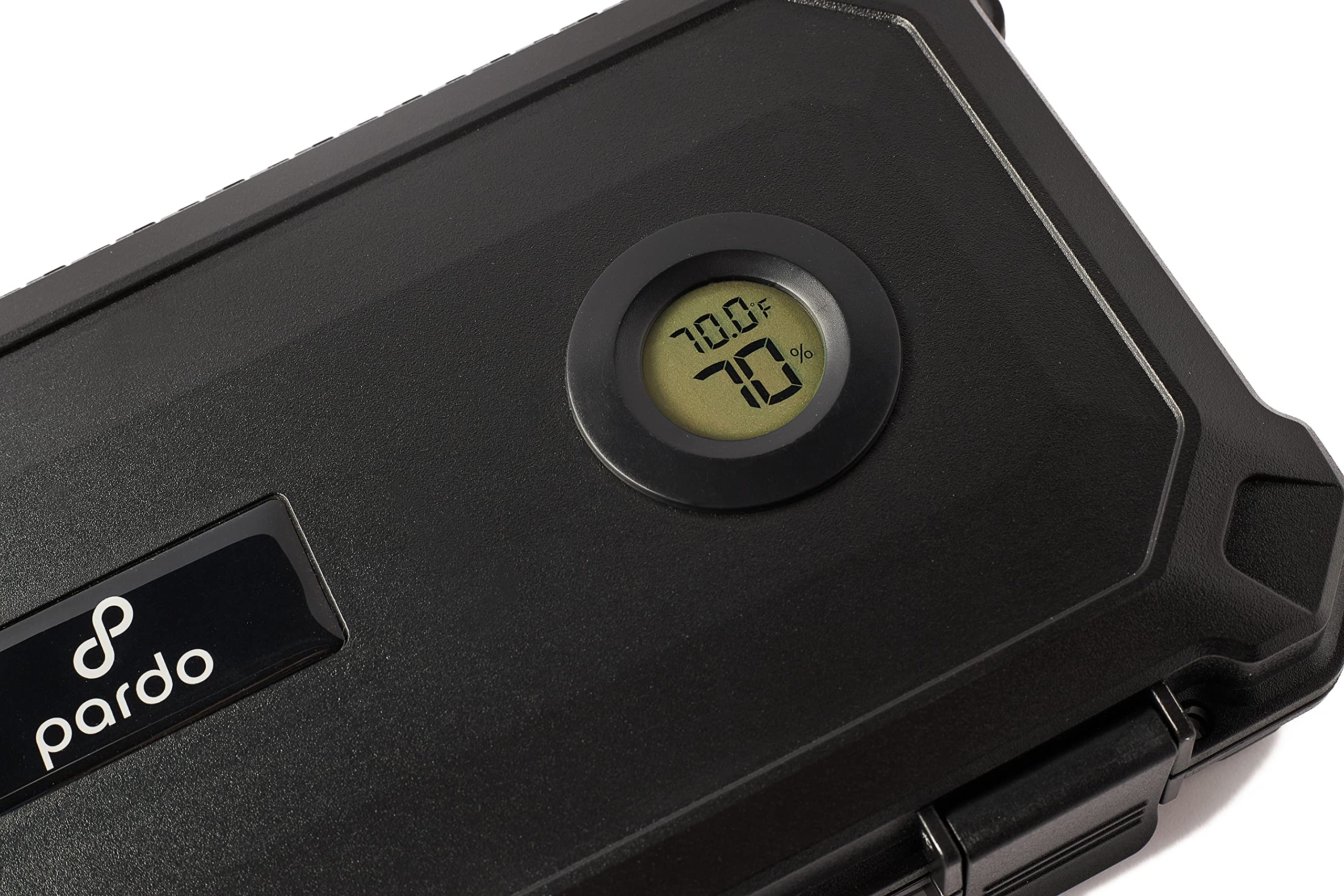 Pardo Cigar Humidors with Humidor Hygrometer - Holds up to 5 Cigars - Airtight, Waterproof, Sturdy & Durable Travel Humidor Cigar Box - Cigar Case & Cigar Boxes Ideal as Gifts for Men
