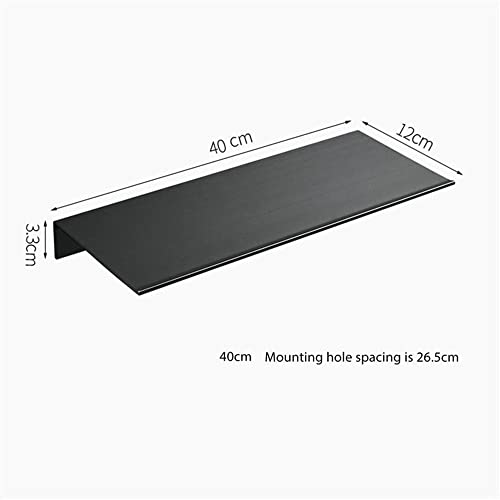 RIIPOO Bathroom Floating Shelf, No-Drill Wall Display Shelf, Storage Organizer Shelf for Bathroom, Living Room, Kitchen