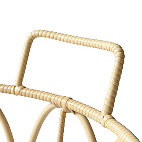 Large Natural Rattan Open Weave Round Basket - Easy to use