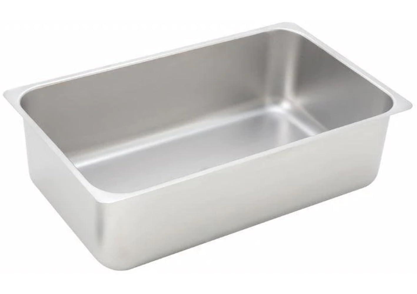 Winco 6-Inch Deep Stainless Steel Spillage Pan, Full Size