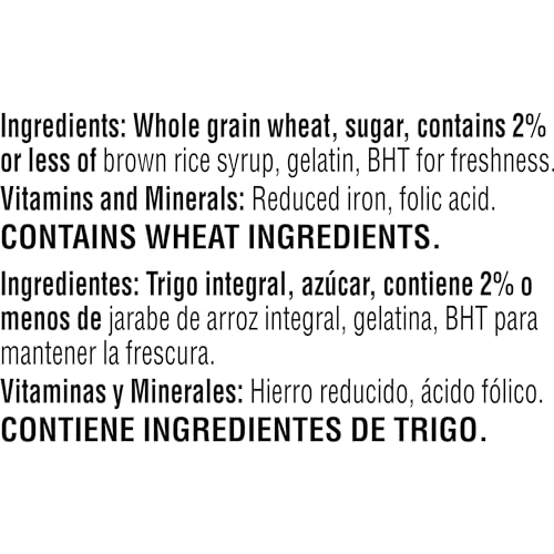 Kellogg's Frosted Mini-Wheats Cold Breakfast Cereal, High-Fiber, Whole Grain, Original, 18oz Box (1 Box)