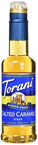 Torani Sugar Free Syrup, Salted Caramel, 12.7 Ounce