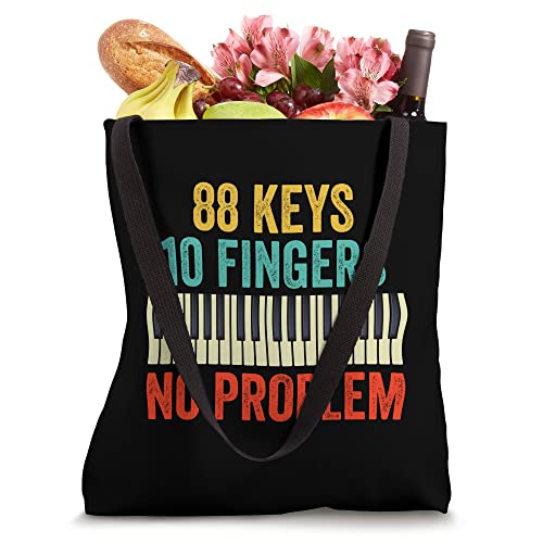 88 Keys Keyboard Piano Player Kids Piano Lover Funny Pianist Tote Bag