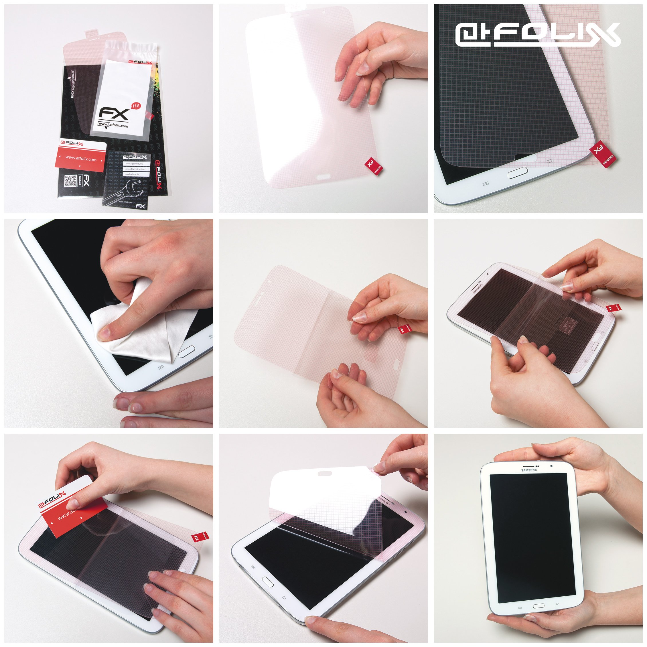 atFoliX Screen Protector compatible with Siemens Gigaset A510 Screen Protection Film, anti-reflective and shock-absorbing FX Protector Film (3X)