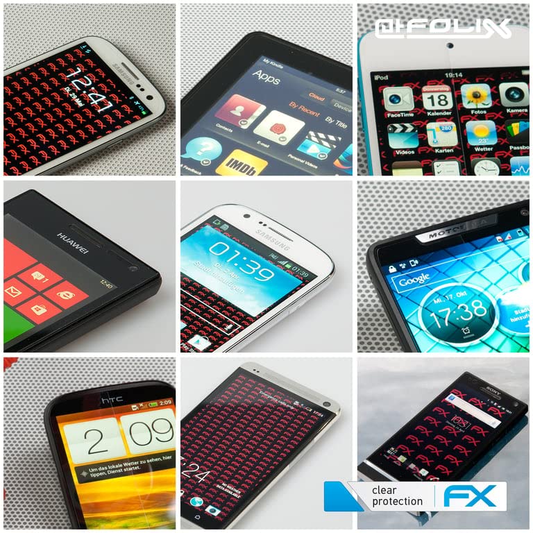 atFoliX Screen Protection Film compatible with Siemens Gigaset A510 Screen Protector, ultra-clear FX Protective Film (3X)