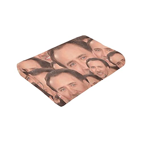 Funny Blanket Super Soft and Thick Four Seasons Anti-Pilling Flannel Throw Blanket Suitable for Sofa Car Bed Camping Adult Kids Keep Warm,50"X40"
