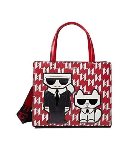 Karl Lagerfeld Paris Maybelle Satchel Crimson Combo One Size