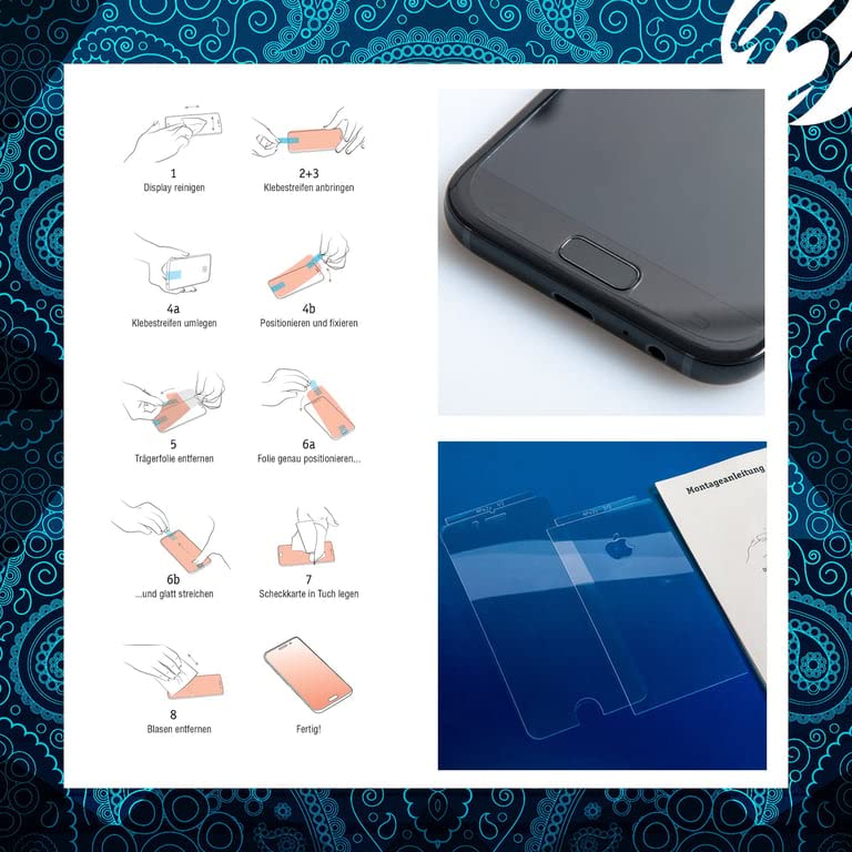 Bruni Screen Protector compatible with Gigaset QV1030 Protector Film, crystal clear Protective Film (2X)