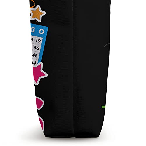 Cat Lover I Love Bingo And Cats Gambling Bingo Player Bingo Tote Bag