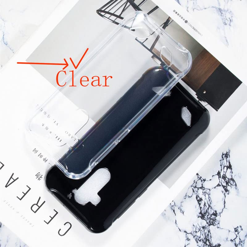2 Pack Cover for Gigaset GX290 Plus (6.10") Case IJTYHF Soft Silicone Case Bumper Shell +Tempered Glass 9H Screen Protector Protective Film, Transparent Protective TPU Cases