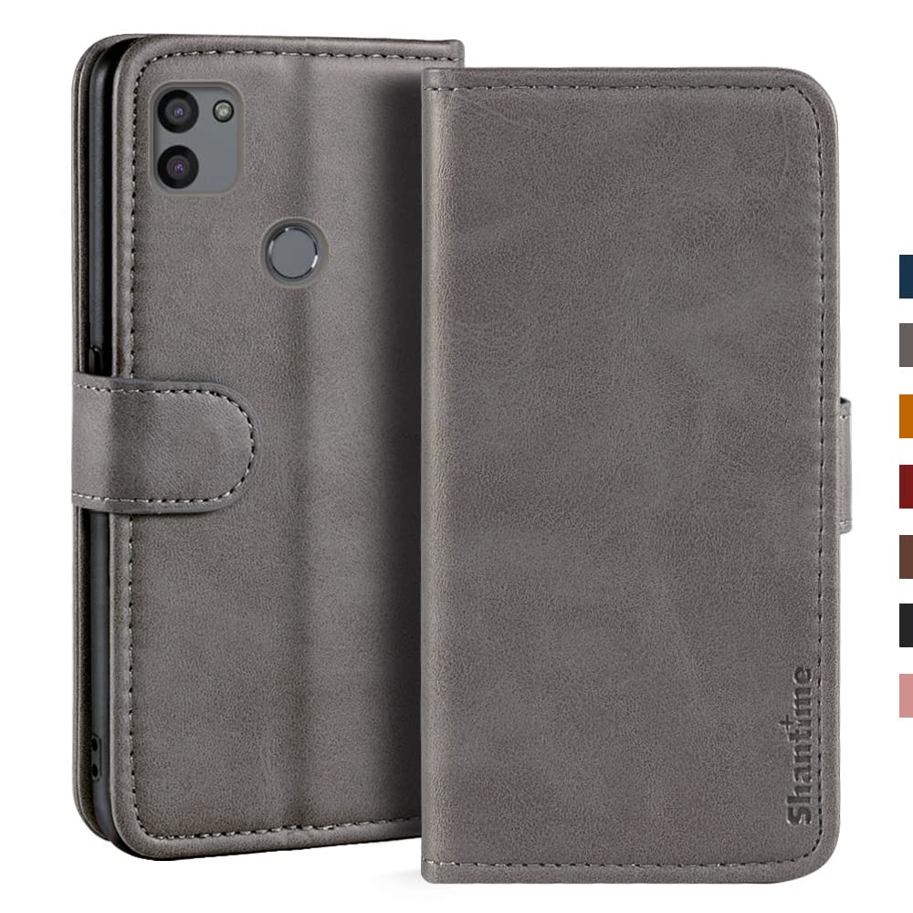 for Gigaset GS5 Case, Leather Wallet Case with Cash & Card Slots Soft TPU Back Cover Magnet Flip Case for Gigaset GS5 Lite (6.3”)