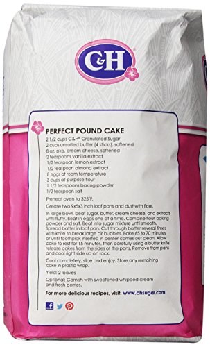 C&H Pure Cane, Granulated White Sugar, 10 lb