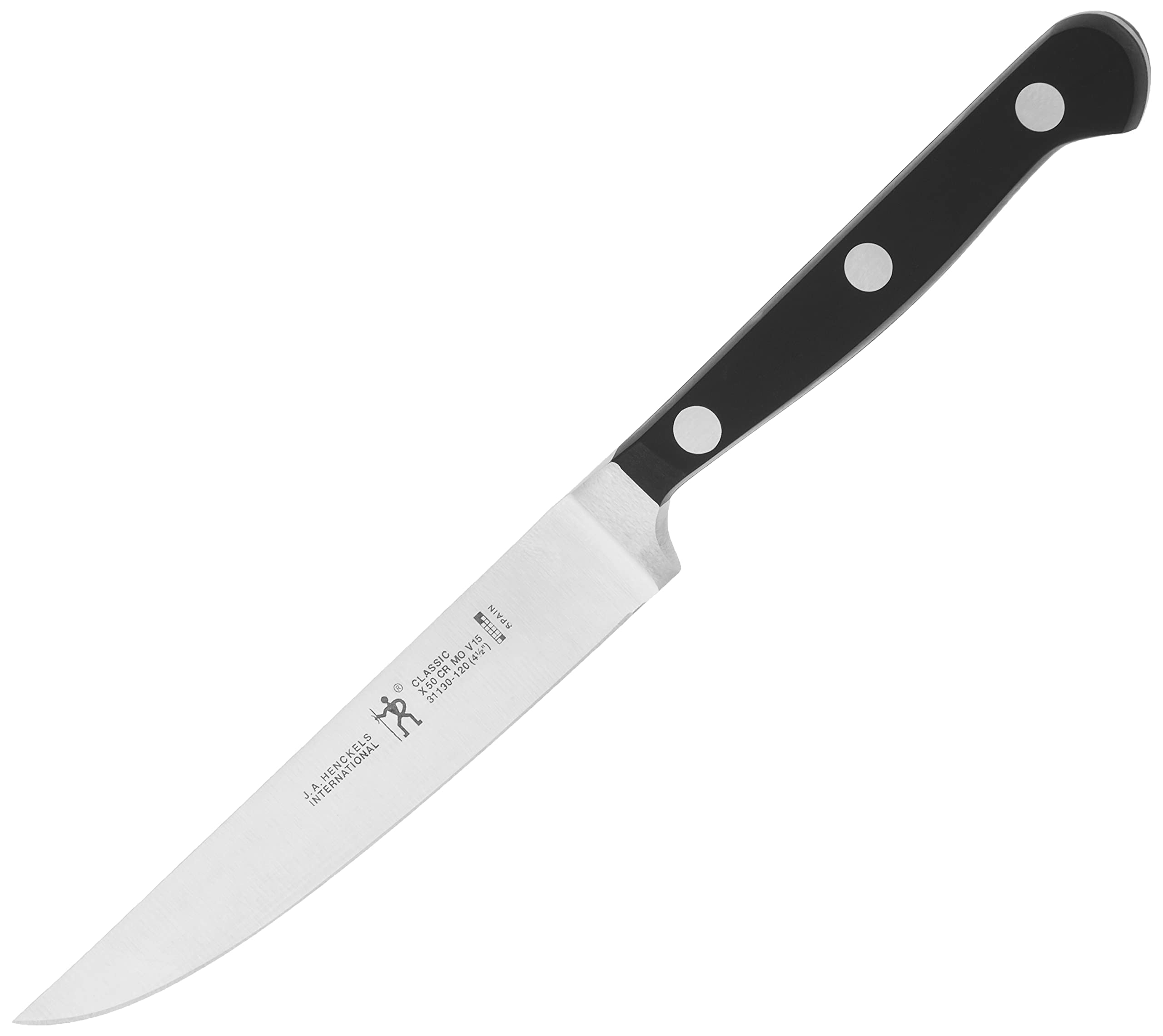 HENCKELS Classic Razor-Sharp Steak Knife 4 Piece Set, German Engineered Informed by 100+ Years of Mastery