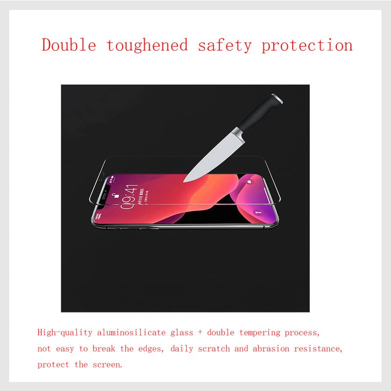 Cover for Gigaset GS5 Pro (6.30") Case IJTYHF Soft Silicone Case Bumper Shell +Tempered Glass 9H Screen Protector Protective Film, Transparent Protective TPU Cases -Clear