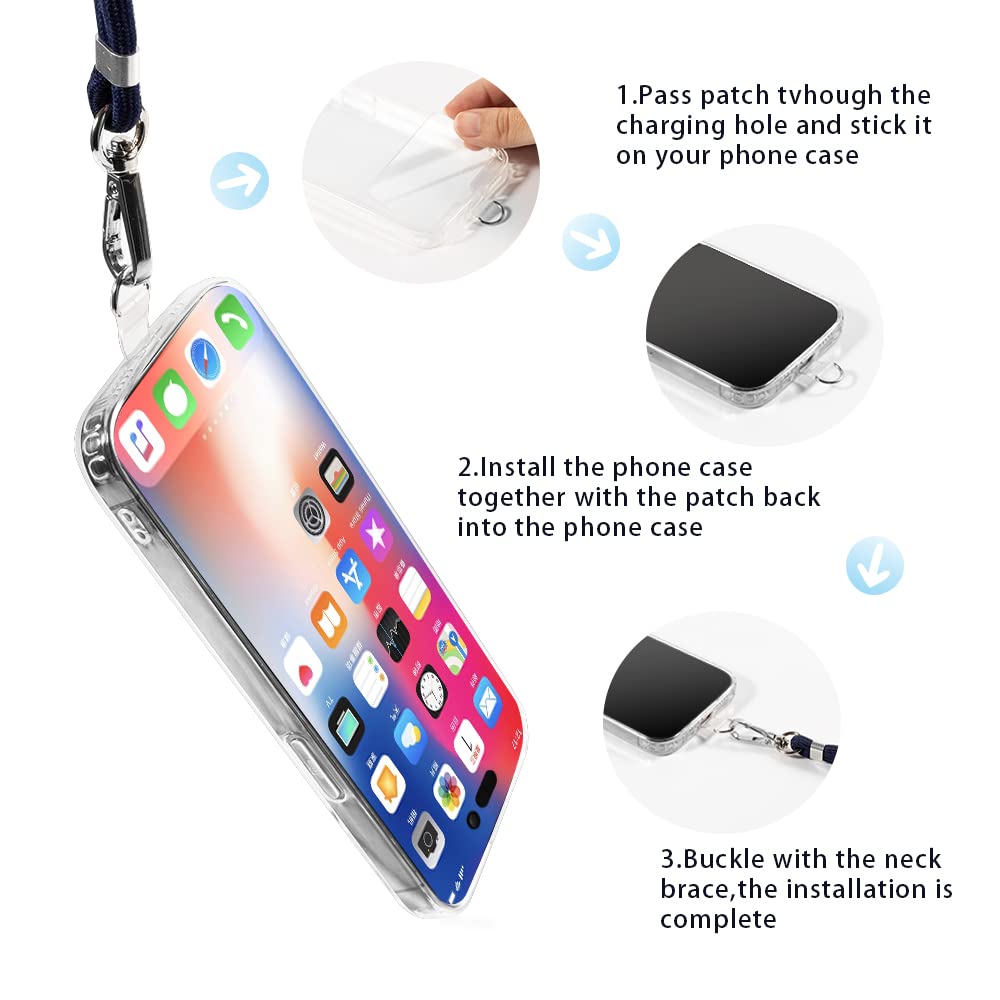 Shantime Gigaset GX4 Case + Universal Mobile Phone Lanyards, Neck/Crossbody Soft Strap Silicone TPU Cover Bumper Shell for Gigaset GX4 (6.1β)