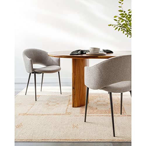 SURYA Becki Owens x Solana Medallion Area Rug, 6'7" x 9', Peach