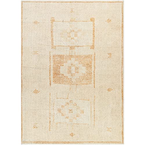 SURYA Becki Owens x Solana Medallion Area Rug, 6'7" x 9', Peach