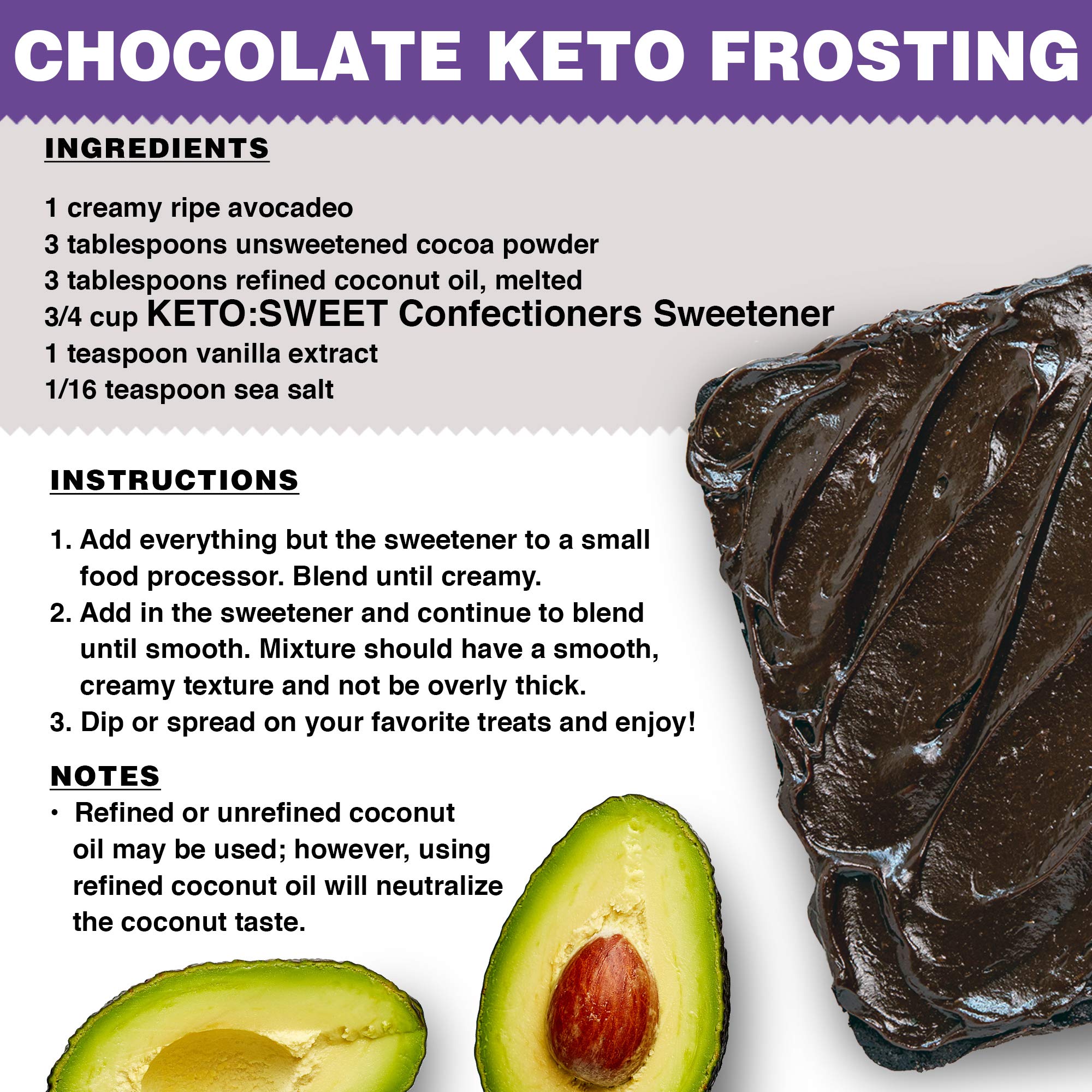 KETO:SWEET, Ultimate Sugar Alternative 100 Natural Erythritol Granulated Confectioner Baking Combo Pack, 12 Ounce (Pack of 2)