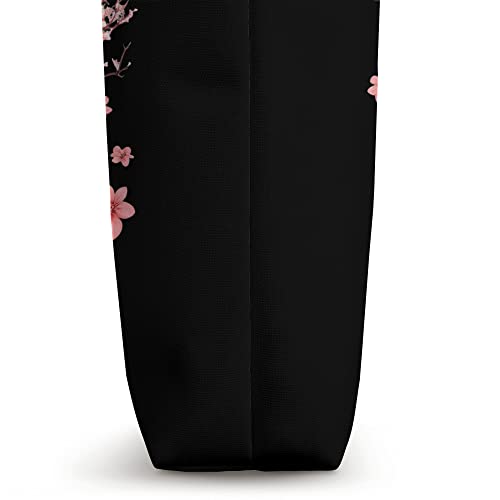 Japanese Fox Cherry blossom Flower sakura trees Kawaii Tote Bag