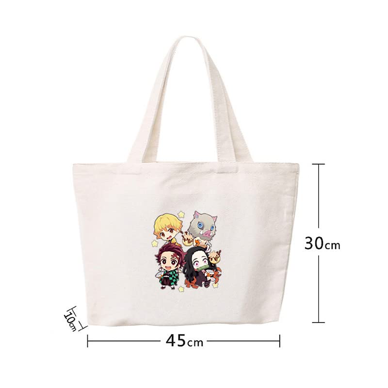 Kpop Anime Backpack Merchandise Canvas Shoulder Bag, Hobo Crossbody Handbag Casual Tote bag for Girls Women Gifts(P)