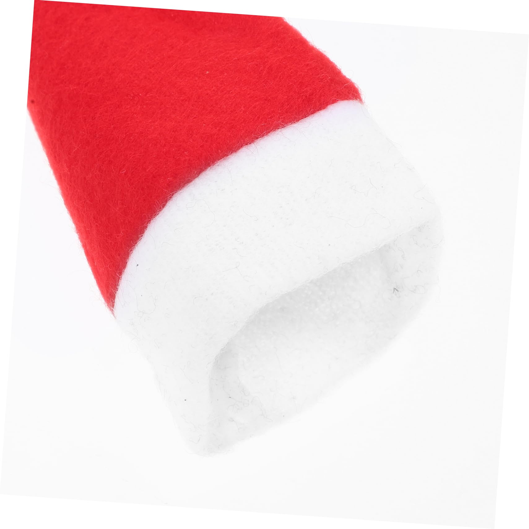 SEWACC 24pcs Christmas Santa Hats Silverware Holders Mini Christmas Hat Christmas Cutlery Holders Xmas Party Table Dinnerware Flatware Decor