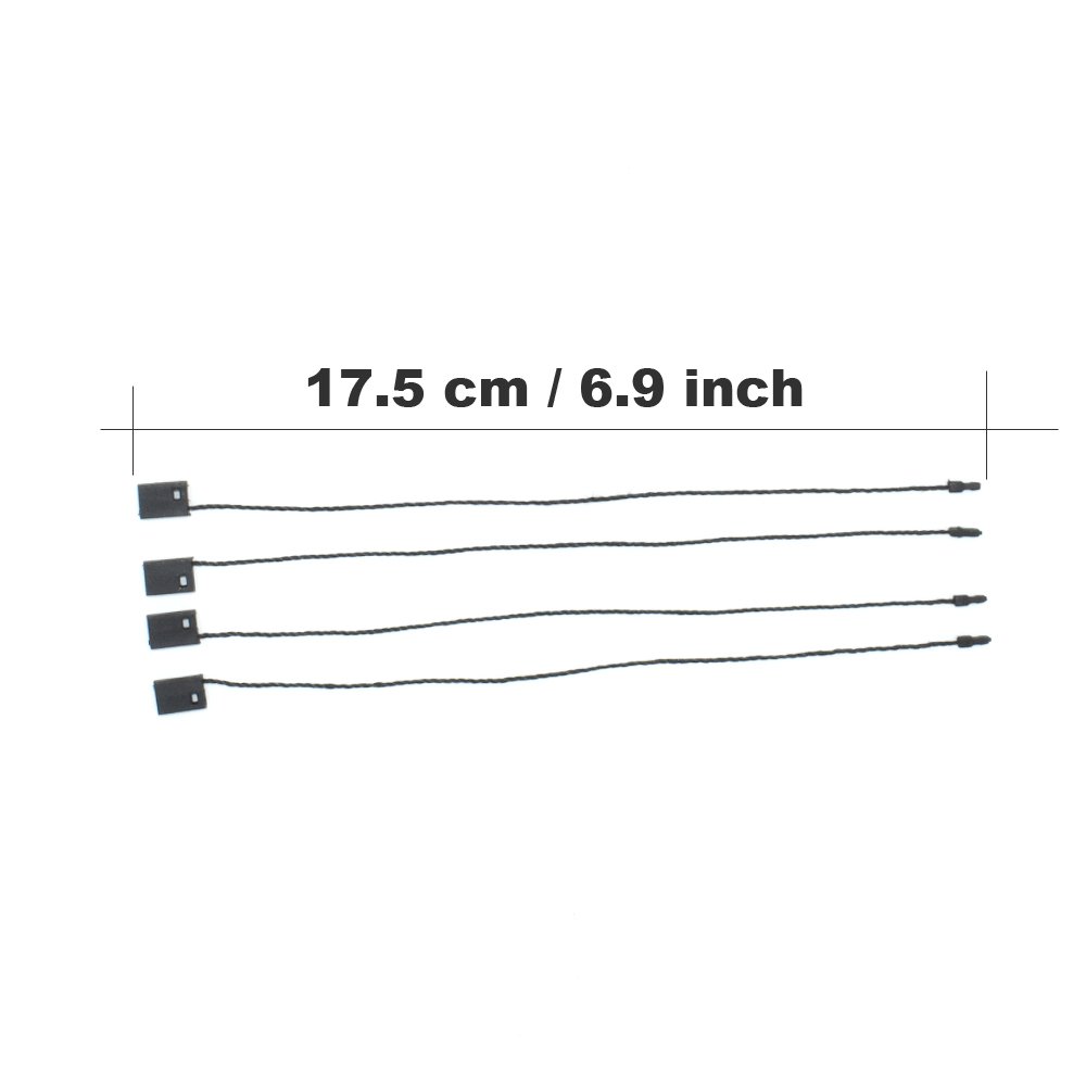 Hang Tag String Black 7" 1000Pcs Nylon Snap Lock Pin Loop Fastener Hook Ties Easy and Fast to Attach by Renashed
