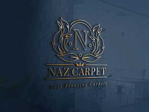 Naz Carpet Handmade Traditional Woolen Persian Rugs for liviing Room,Bedroom and Hall (Color D.Blue 6x9 Feet)