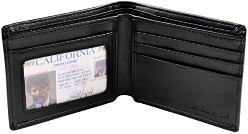 Miramax Officially Licensed Black/Orange Embroidered Bad Mother Leather Wallet