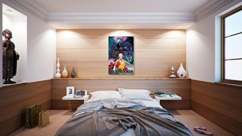 One Punch Man - Manga/Anime TV Show Poster (Saitama Vs. Villain) (Size: 24" x 36")
