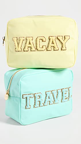 Stoney Clover Lane Women's Vacay Banana Large Pouch, Banana/Vacay, Yellow, Graphic, One Size