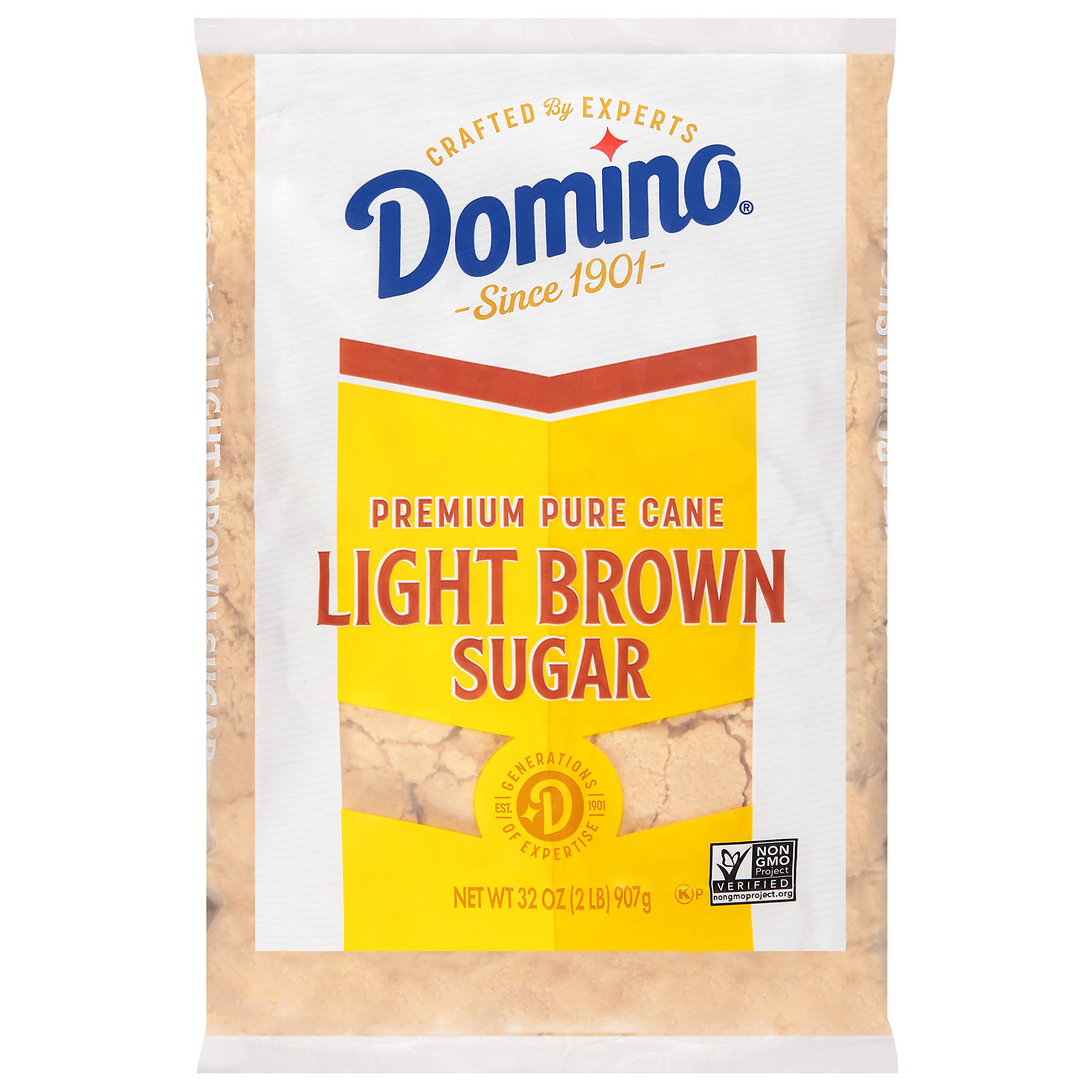 Domino Premium Cane Sugar Baker's Bundle: Light Brown Sugar and Powdered Sugar, 2 LB Bag Each