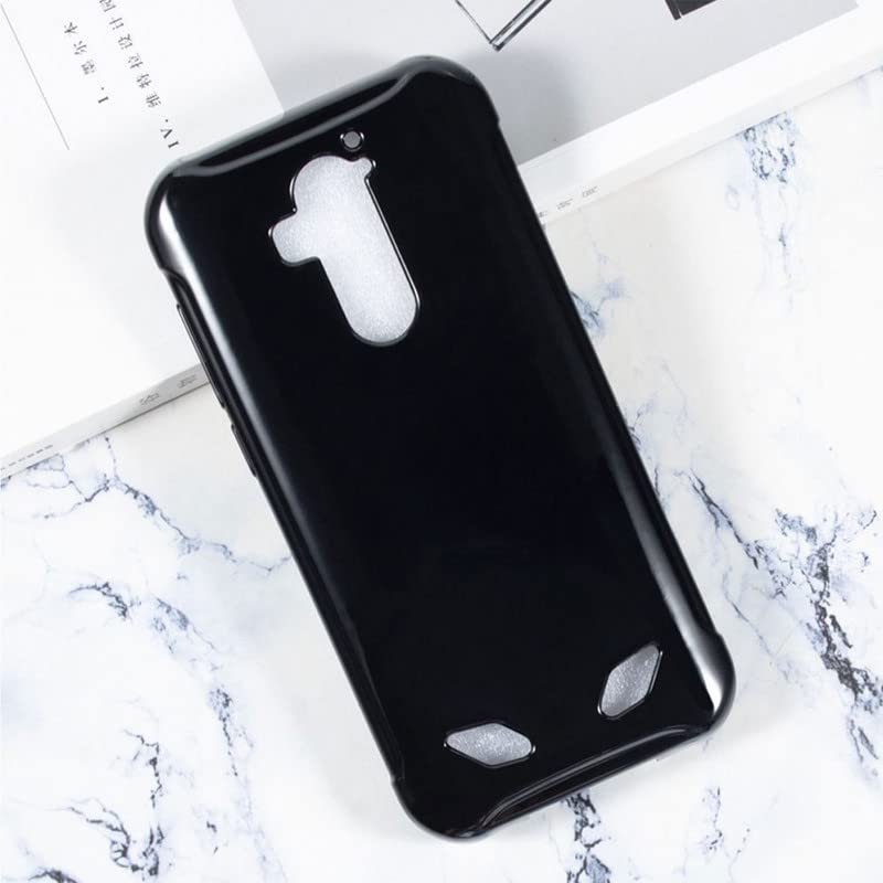 Pack Cover for Gigaset GX290 Plus (6.10") Case IJTYHF Soft Silicone Case Bumper Shell 2 Pack+ 2 Pack Tempered Glass 9H Screen Protector Protective Film, Transparent Protective TPU Cases